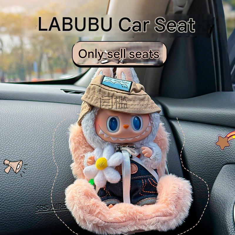 【Labubu Safety Seat】 Labubu Car Air Vent Cartoon Plush Decoration ...